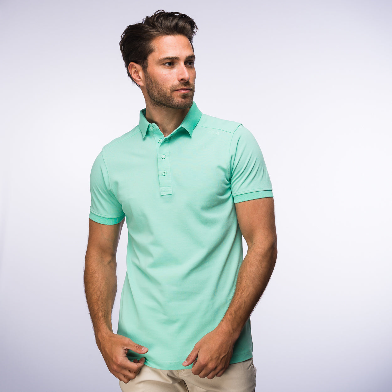 Poloshirt aus Pima Baumwolle | AD.M online kaufen – AD.M Fashion AG Schweiz